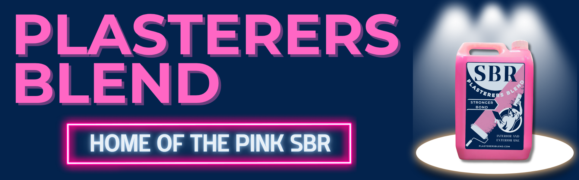 Pink SBR specifically for Plasterers – Plasterers Blend