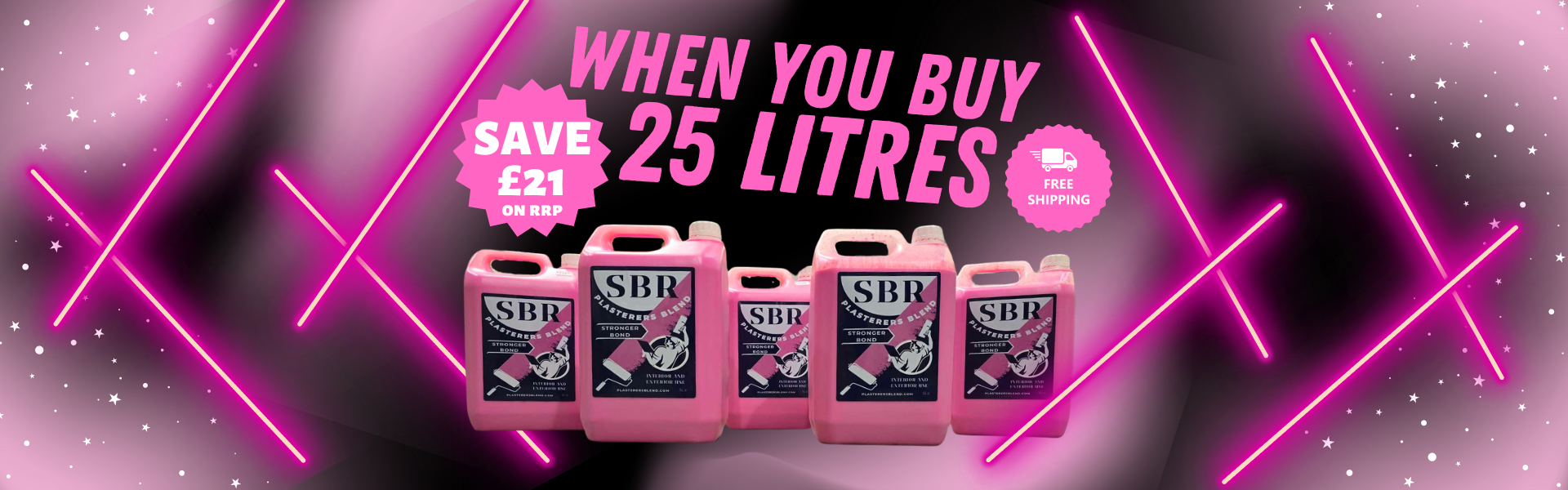 Pink SBR specifically for Plasterers – Plasterers Blend