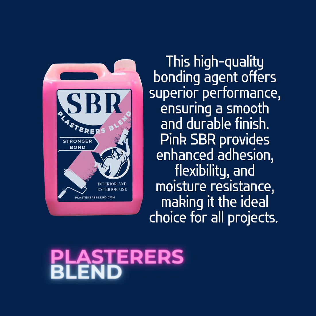 Pink SBR specifically for Plasterers – Plasterers Blend