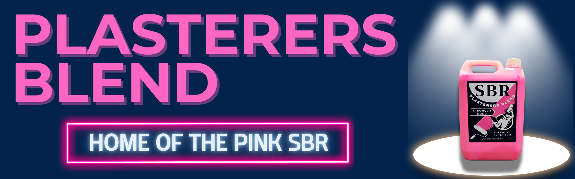 Pink SBR specifically for Plasterers – Plasterers Blend